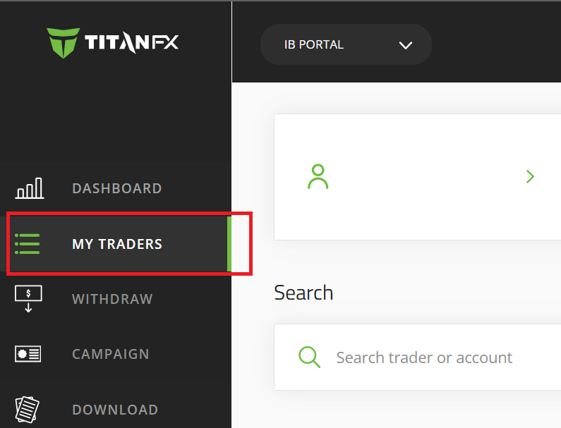 How can I check the traders under my IB account? – Titan FX Partners
